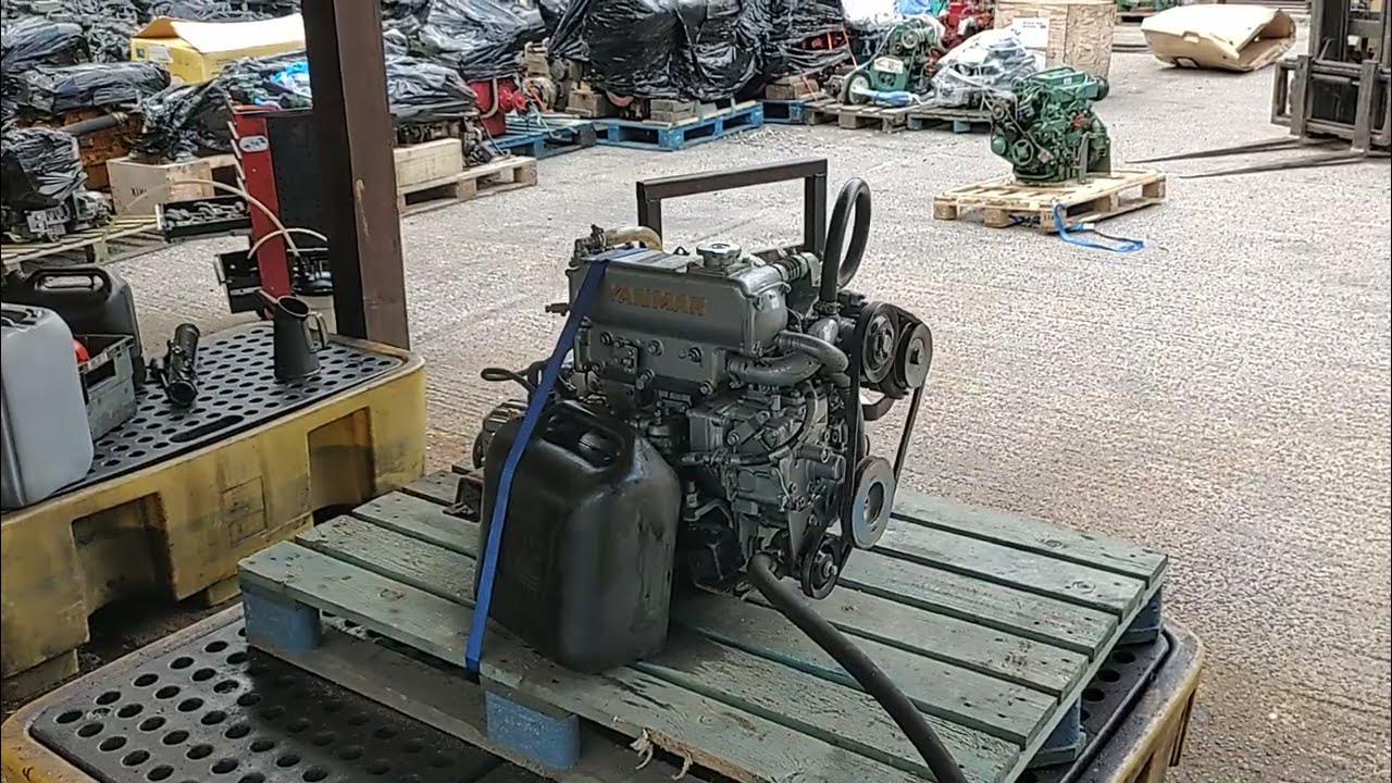 Yanmar 3GM30F 27hp Marine Diesel Engine 310723 - YouTube