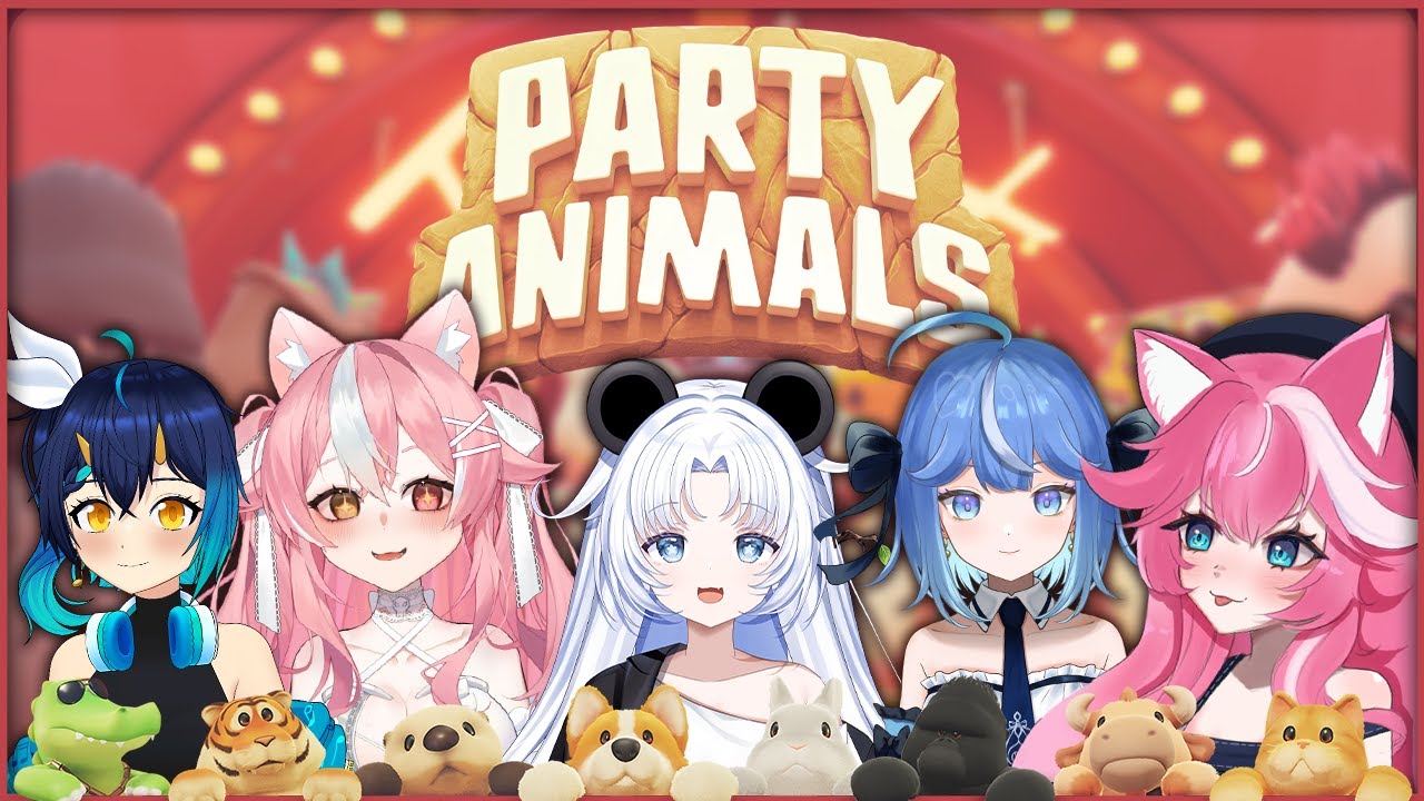 【Party Animals】Vtubers lindas se madrean 【Kairi NyanRyu】 - YouTube
