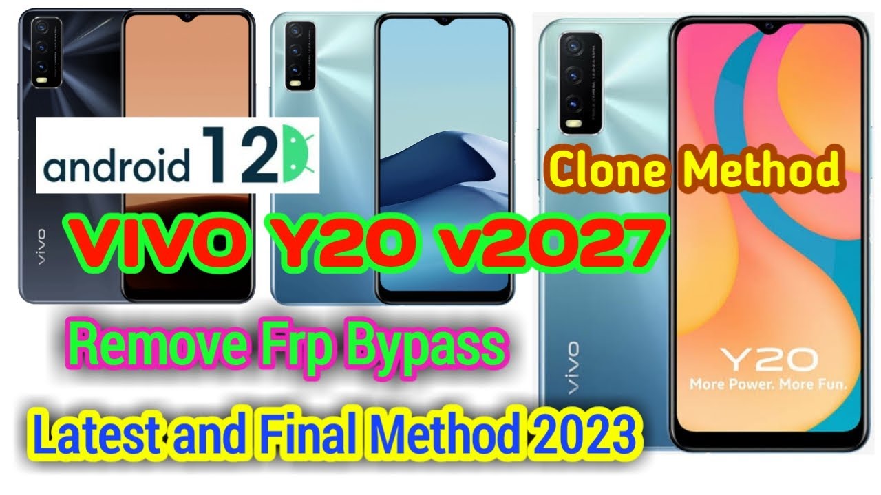 Vivo Y20 v2027 Frp Bypass || Vivo Y20 Frp Bypass Android 12 || Vivo Y20 v2027 goole account ...
