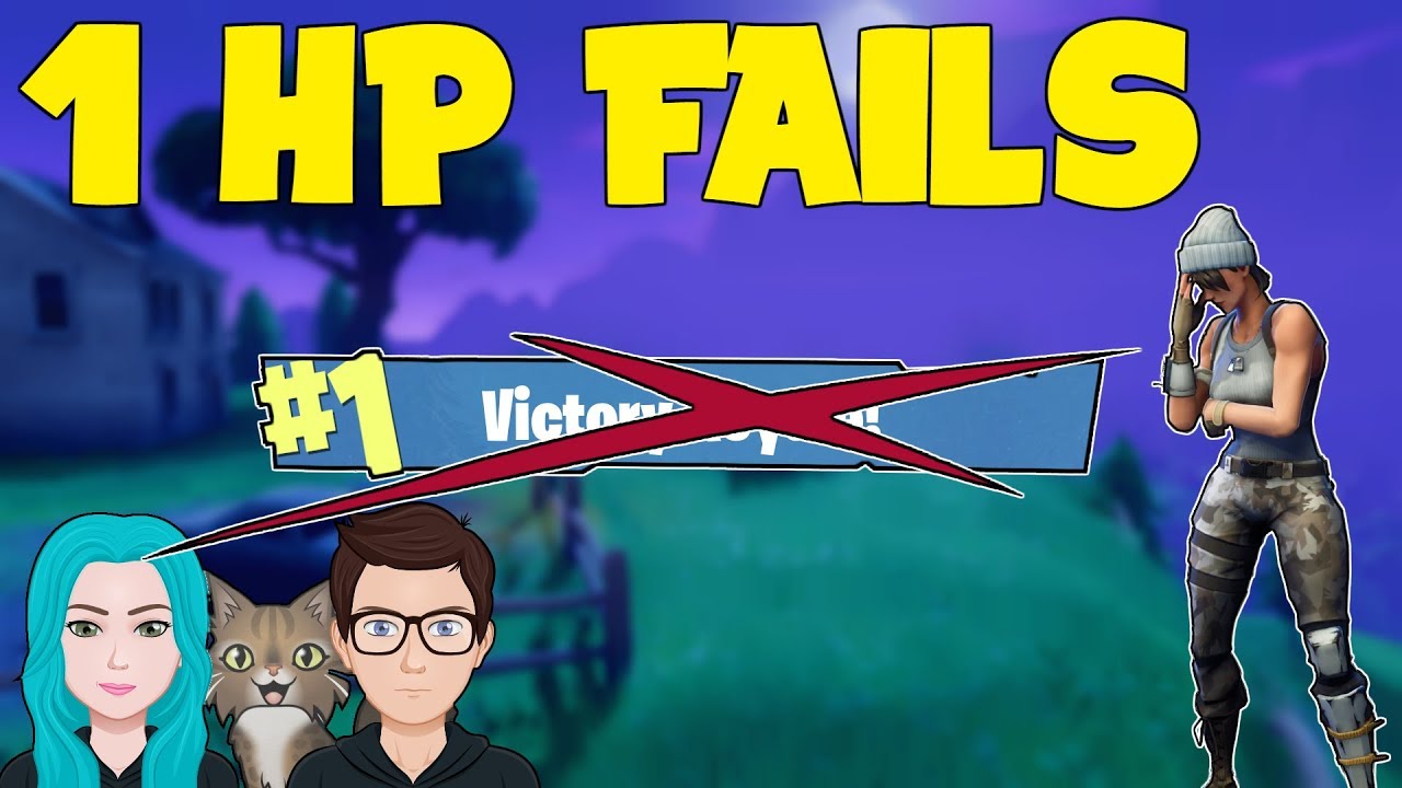 Insane Fortnite 1hp Clutches Youtube