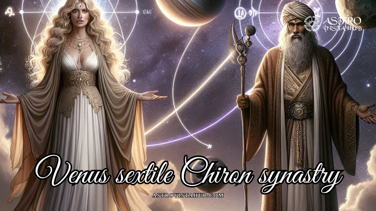 Venus sextile Chiron Synastry - Astro Vista Hub - YouTube