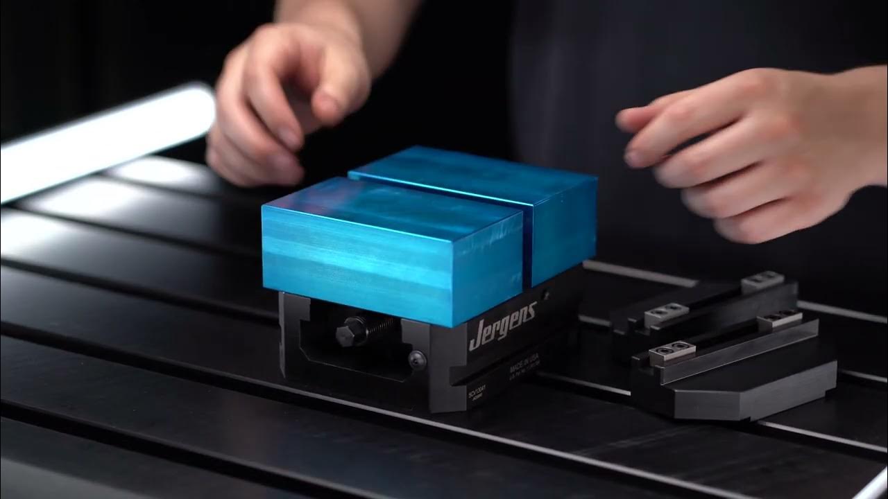 Jergens 5-Axis Self-Centering Vise - YouTube