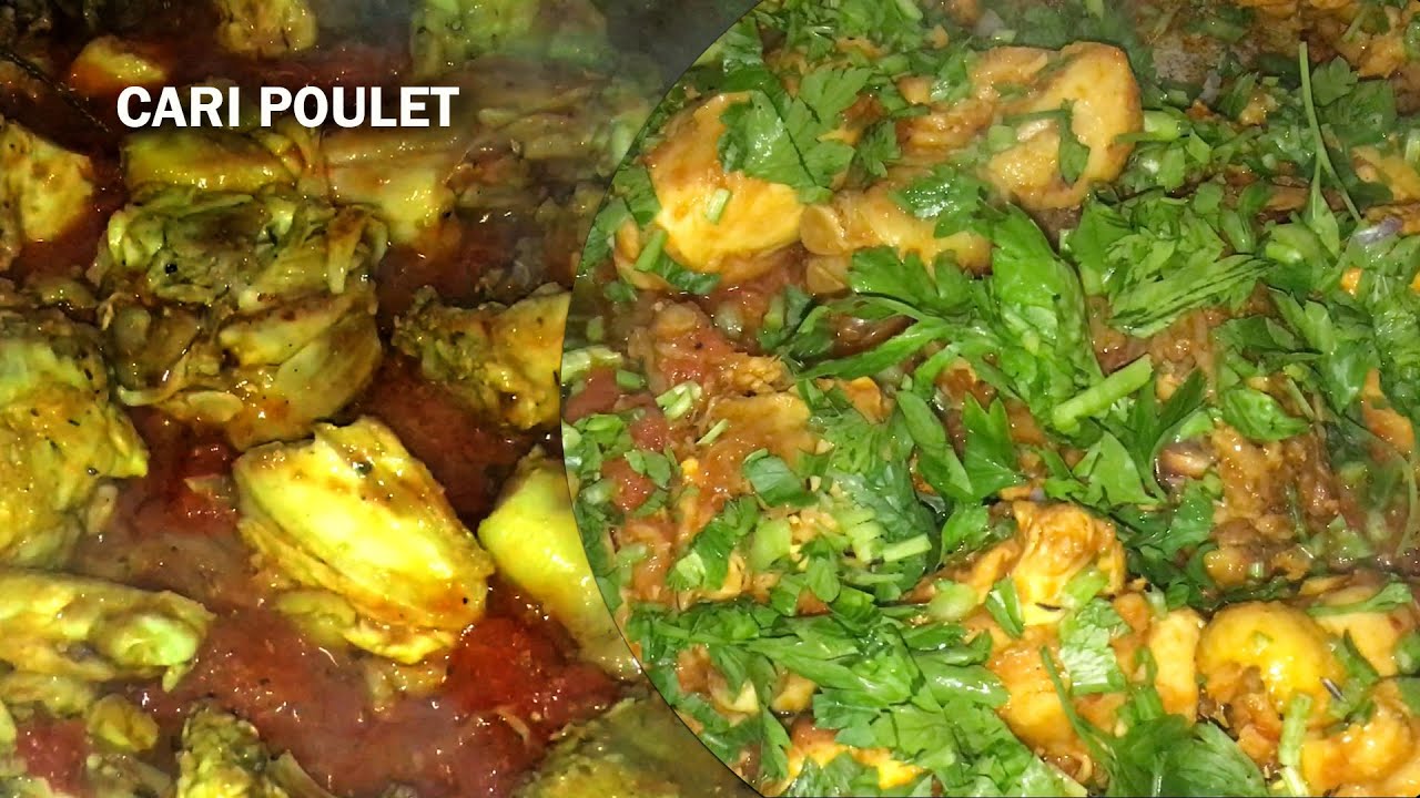Cari de poulet recette de la Réunion. - YouTube