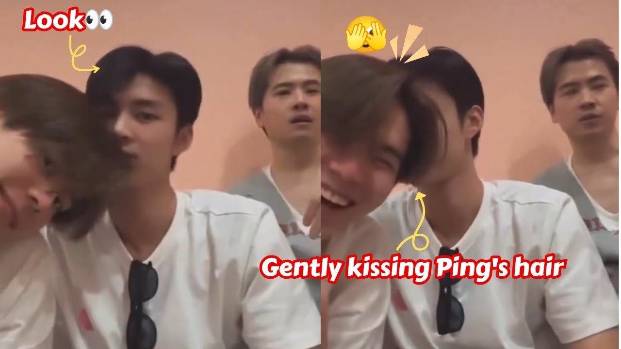 MeenPing : Meen gently kissing Ping's hair - YouTube