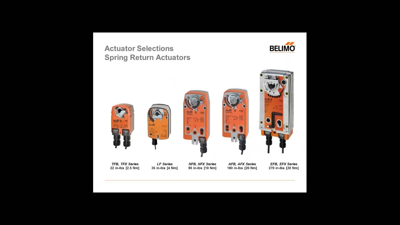 Damper Actuator Sizing and Selection - YouTube