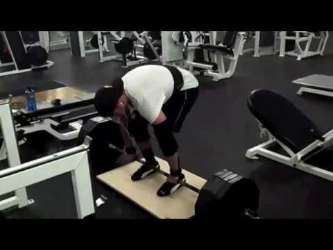 Deficit Deadlifts Off 3 Inch Platform - YouTube