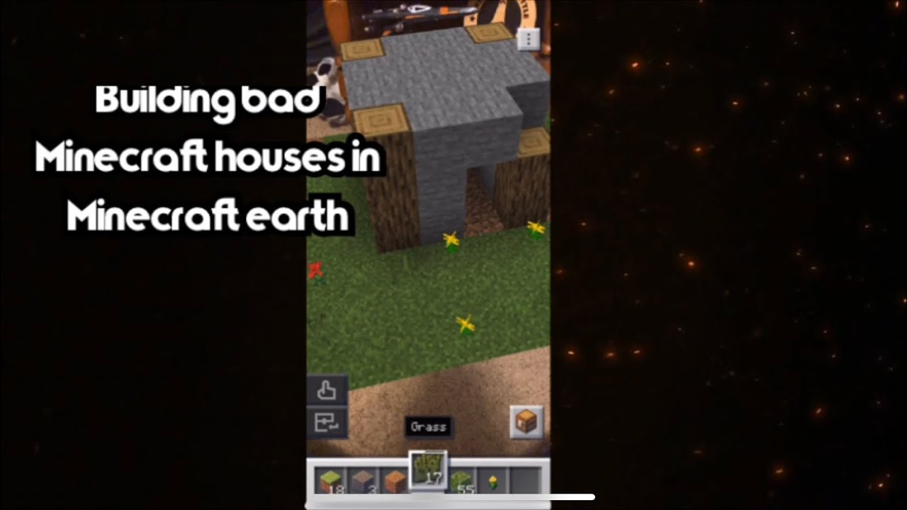 Building Bad Houses On Minecraft Earth - YouTube