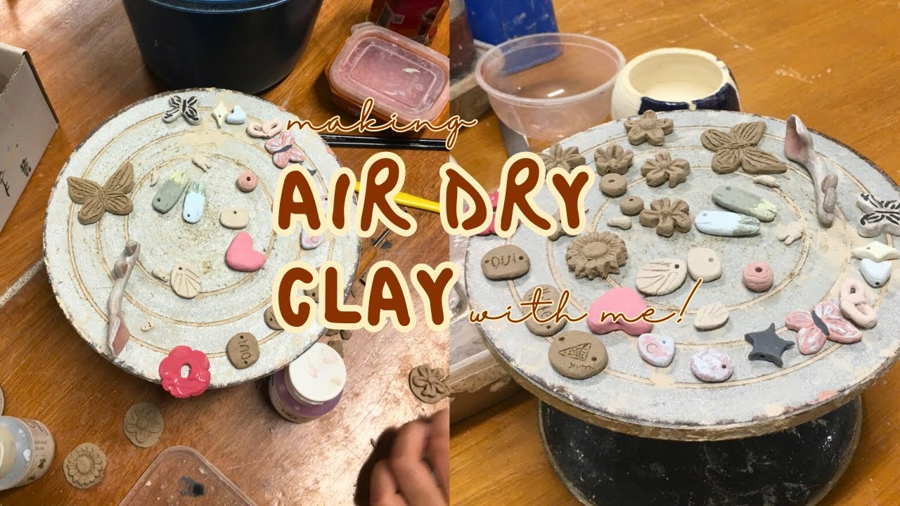 How i make my own AIR DRY CLAY at home! ^^ (easy tutorial) - YouTube