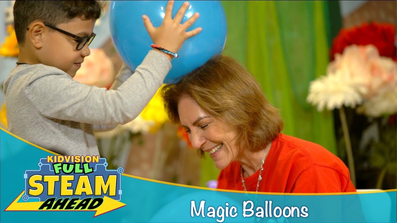 Magic Balloons with SCIENCE (1-minute) | KidVision Full STEAM Ahead ...