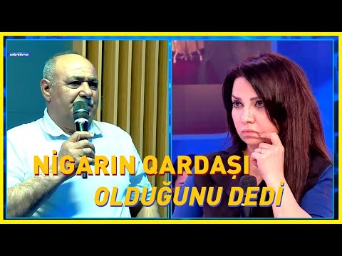 Studiyaya gələn kişi Nigarın qardaşı olduğunu iddia etdi! / Seni axtariram 07.05.2025