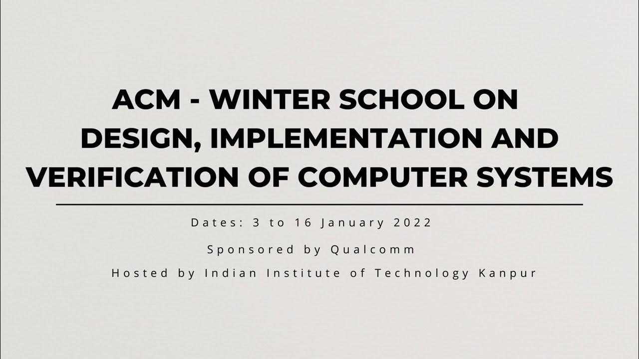 Day 08 - Session 03_Prof. Amey Karkare - YouTube