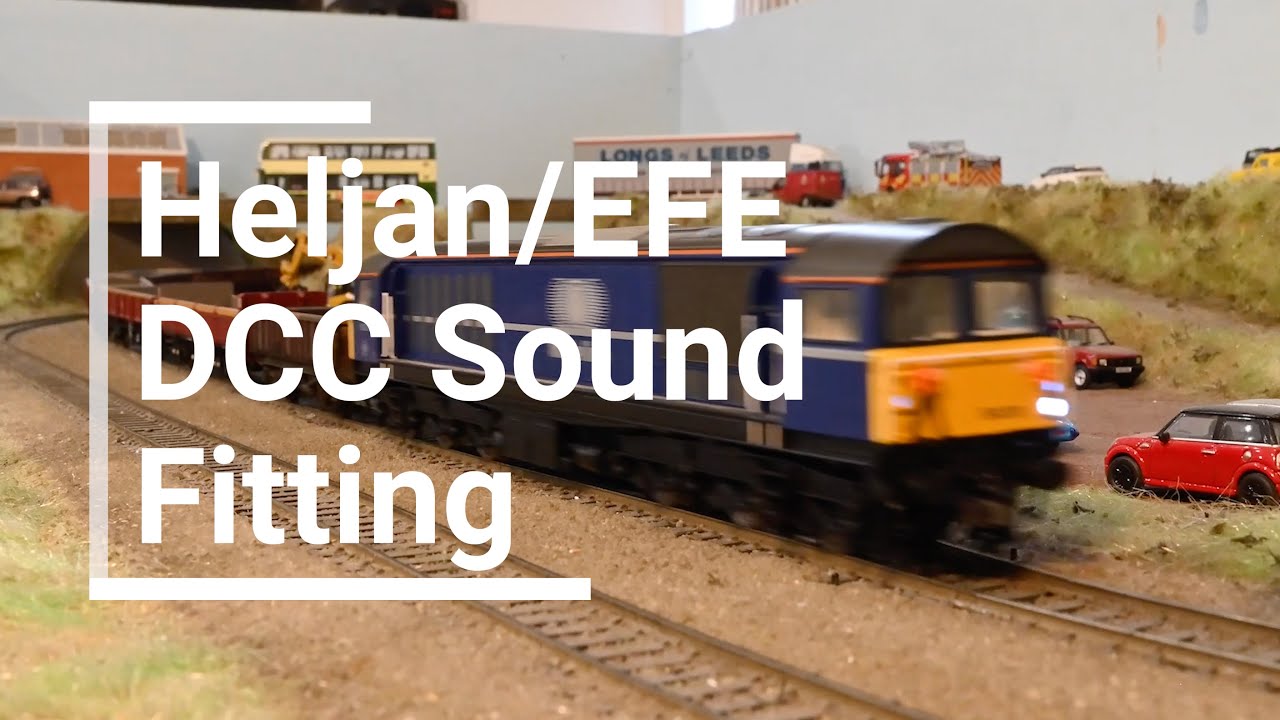 Fitting Sound And A New ESU Speaker To The Heljan/EFE Class 58 - YouTube