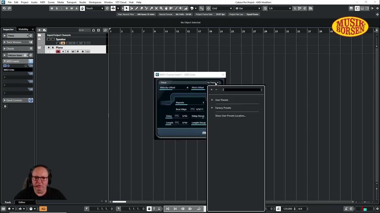 Cubase MIDI Inserts - YouTube