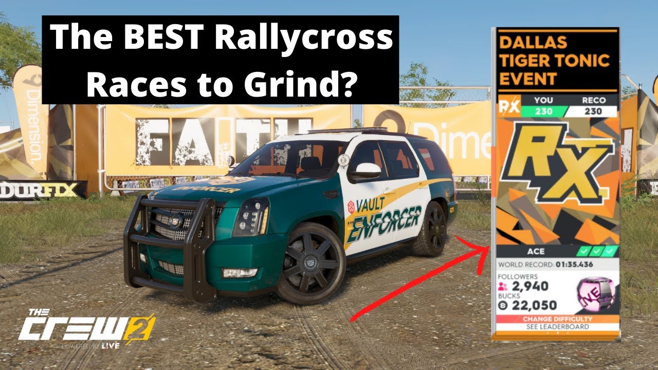 The Crew 2: The BEST Rallycross Races to Grind for Parts? - My Thoughts ...