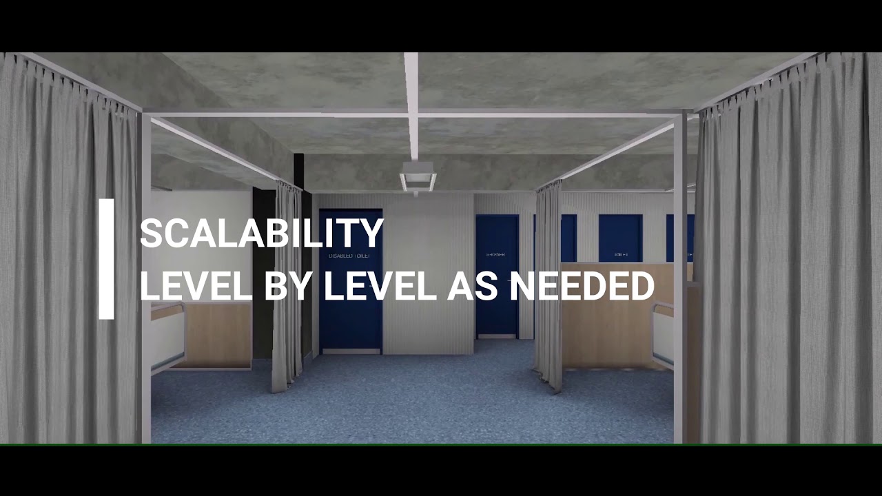 Pop Up Hospital Ward 3D Walkthrough - YouTube