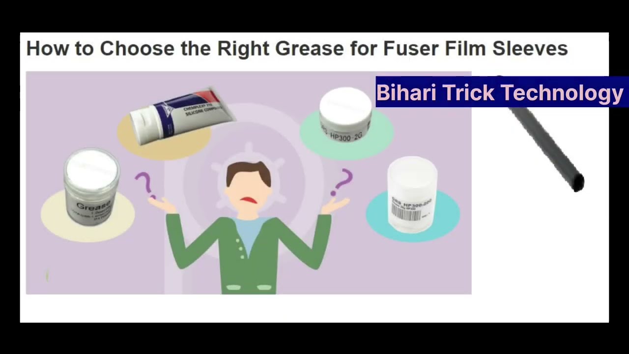 Best Silicone Grease | Silicon oil for laser printer | M1005 Fuser Film ...