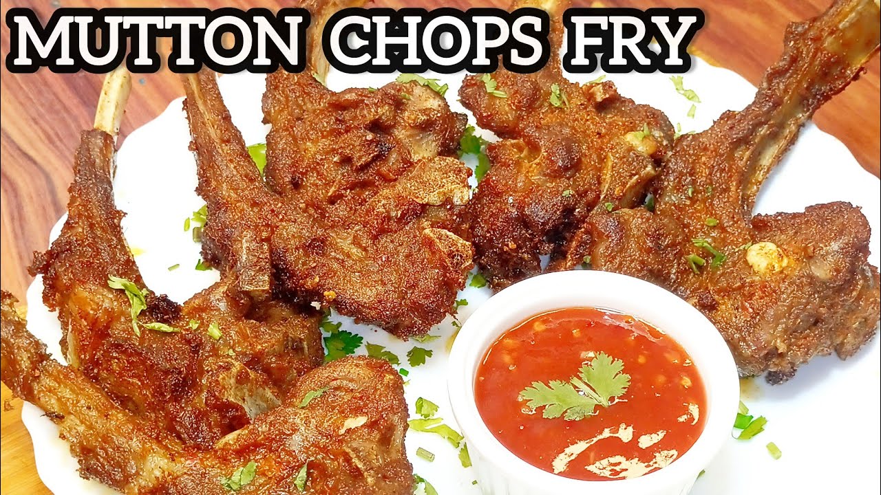 Fried Mutton/Lamb Chops Recipe | Crispy Mutton Fried Chops Recipe ...