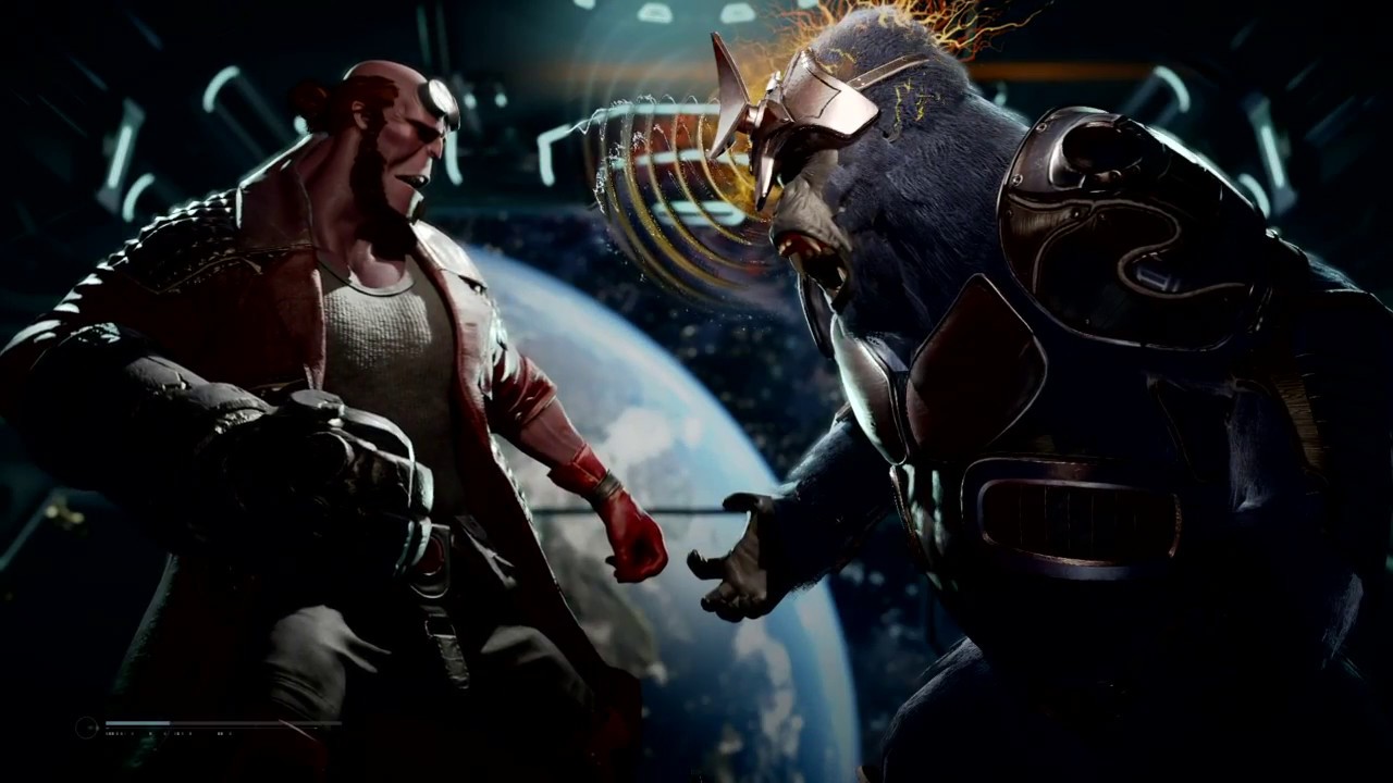 Injustice 2 - Hellboy VS Gorilla Grodd - YouTube