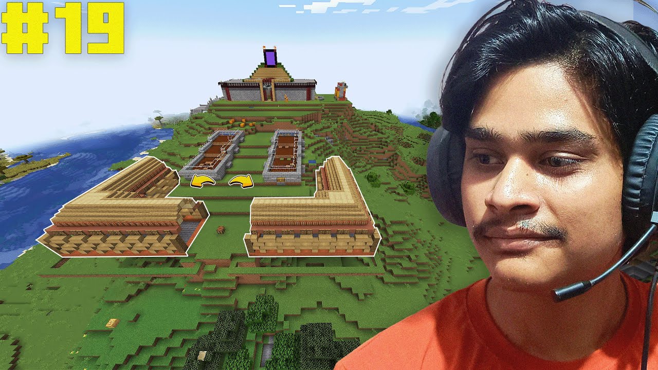 BUILDING A VILLAGE NEAR MY CASTLE | MINECRAFT #19 - YouTube