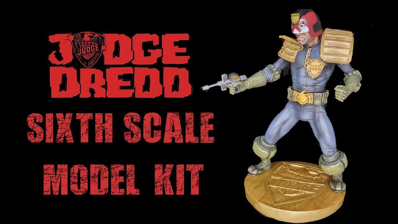 Judge Dredd 1:9 scale Model kit - YouTube