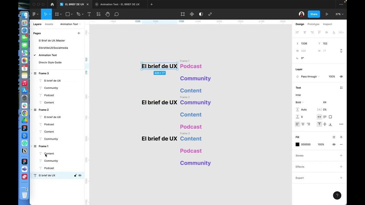 Animación de texto en Figma - YouTube