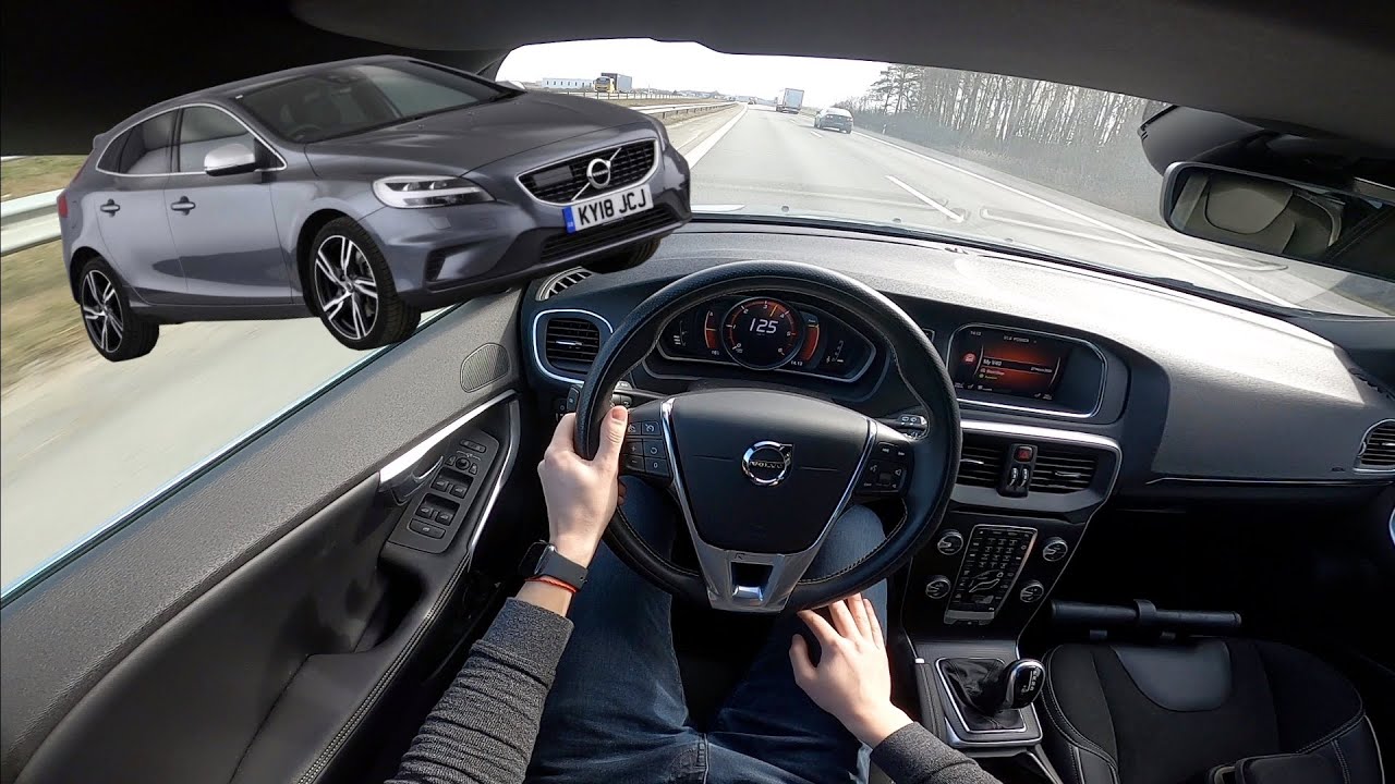2017 VOLVO V40 D4 POV - YouTube