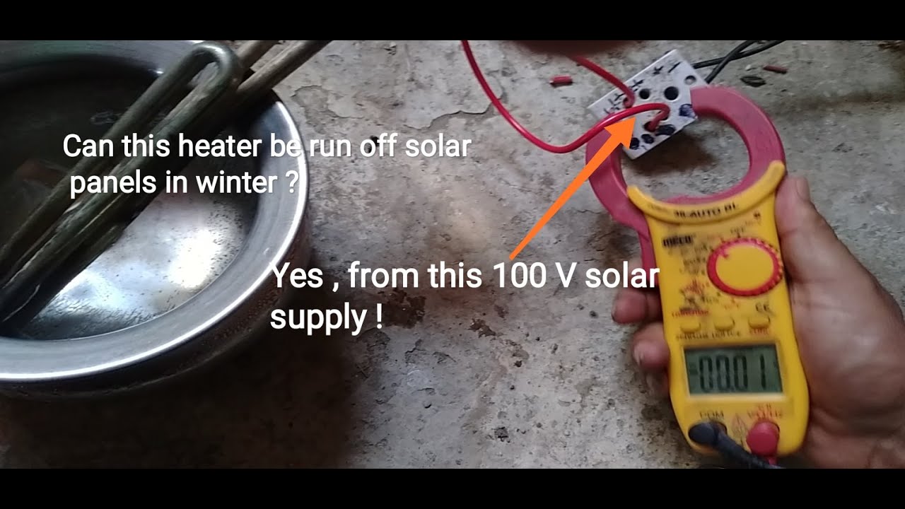 Part 2: How to run a heater( Non-Inductive loads) Directly of a 100 V ...