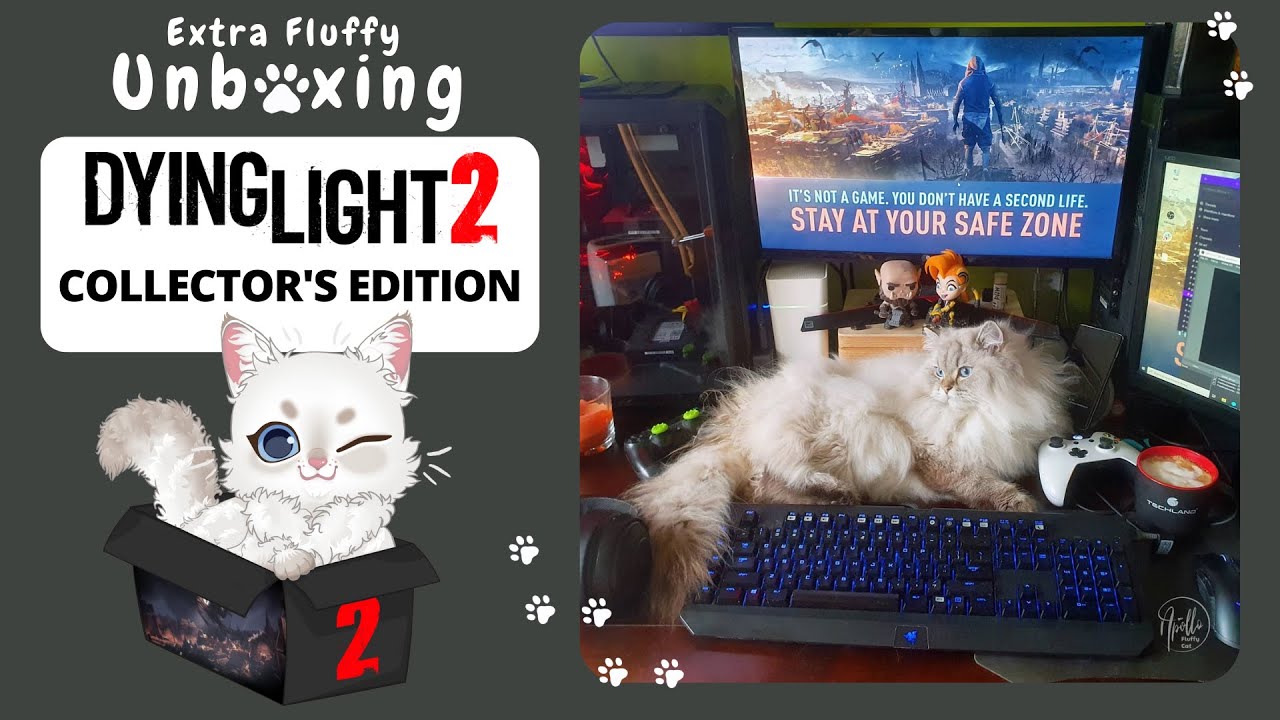Dying Light 2 Collectors Edition 🎮 Extra Fluffy Unboxing 🎁 Youtube
