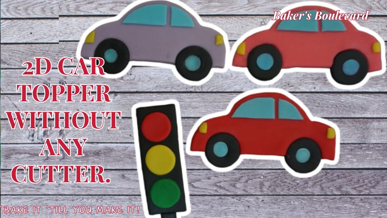 How To Make 2D Car Toppers{without any specialized cutter}#viralvideos ...
