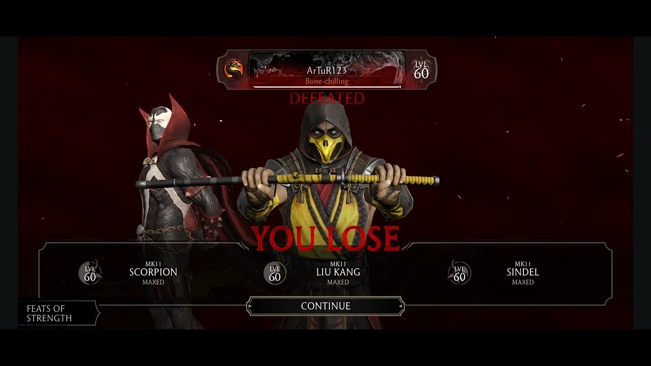 MK11 SCORPION AND LIU KANG IN #Hellspawn Tower Boss-200R5. #Mortal Kombat Mobile 📲 5.4 - YouTube