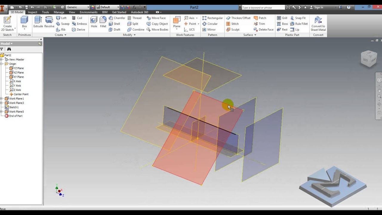 Sesión 2 Modelado 3D con Inventor - YouTube