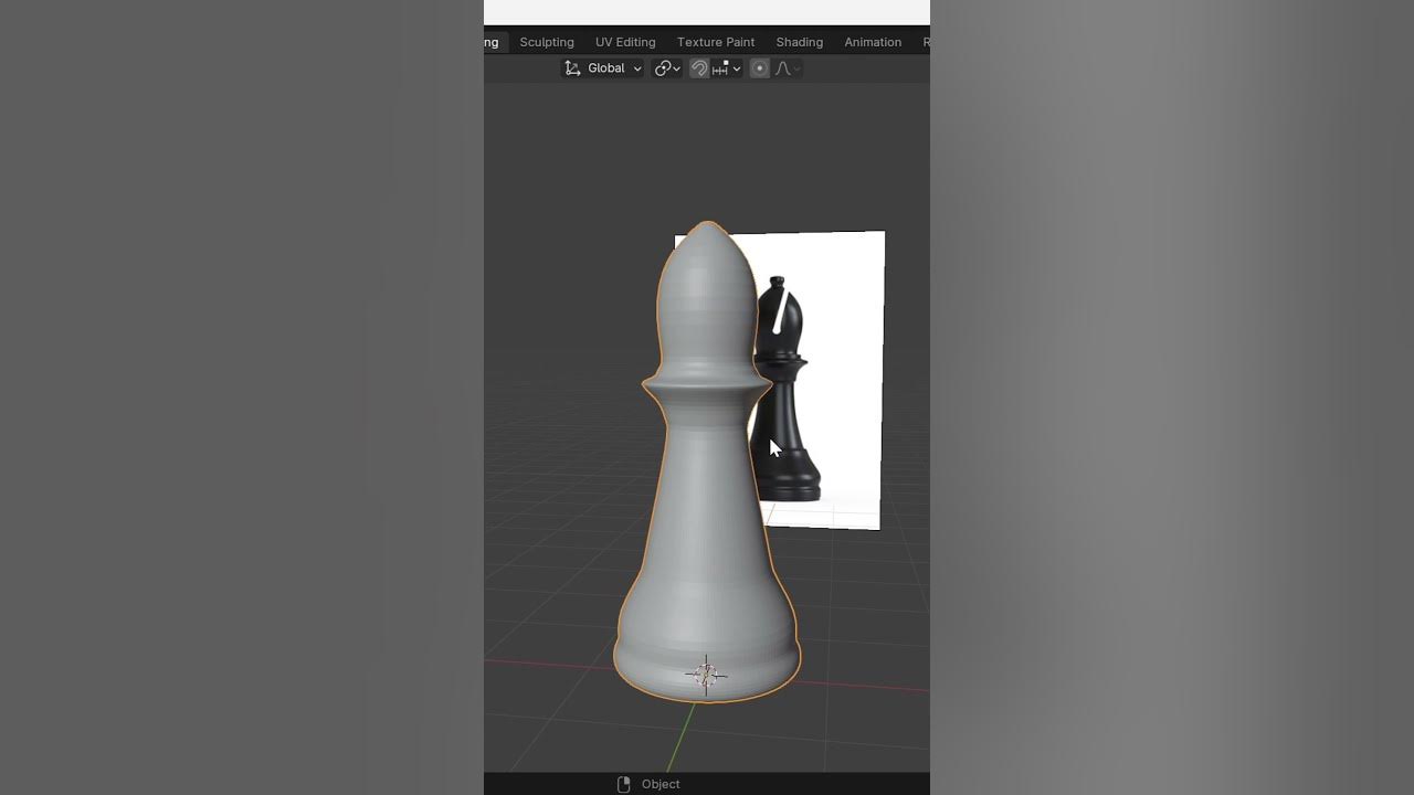 BOOLEAN MODIFIER to Complete Bishop Chess Coin Model I | Blender | Boolean Modifier | Modifiers ...