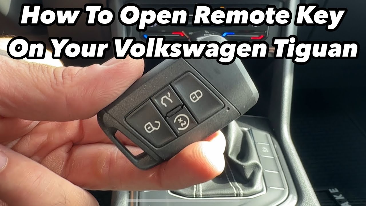 2023 Volkswagen Tiguan How to change remote key battery - YouTube