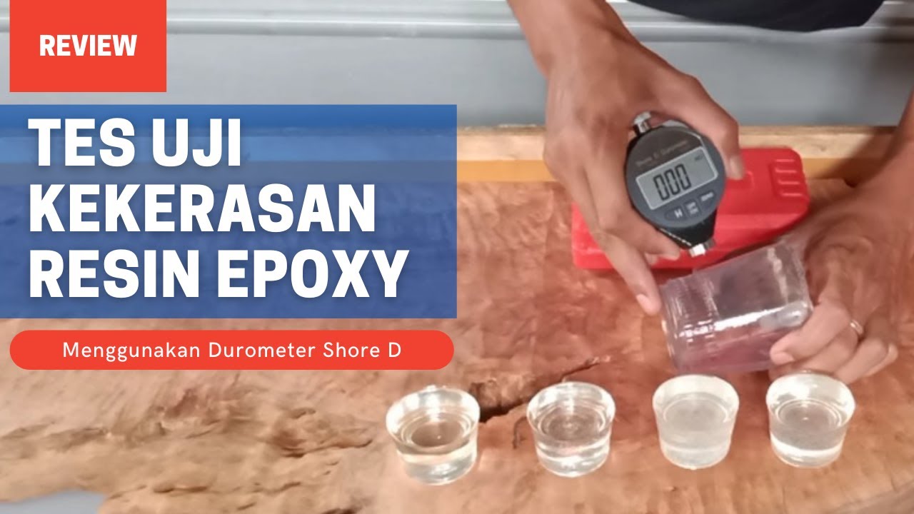 Uji Kekerasan Resin Epoxy Menggunakan Durometer Shore D - YouTube