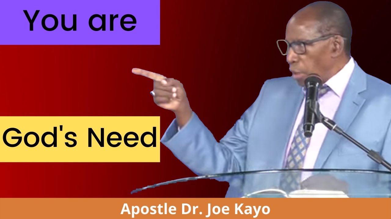 God needed to pass through Samaria | Apostle Dr. Joe Kayo - YouTube