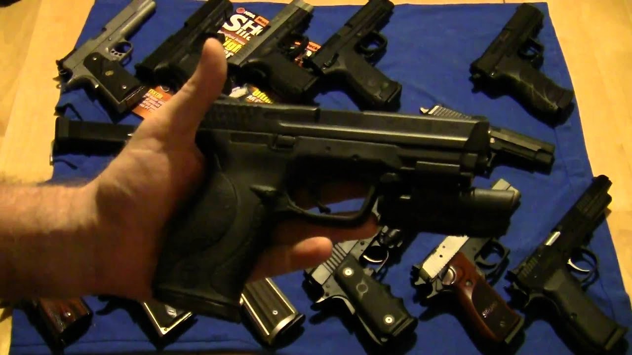 Favorite Handgun Reference 2010: Full Size Pistols - YouTube