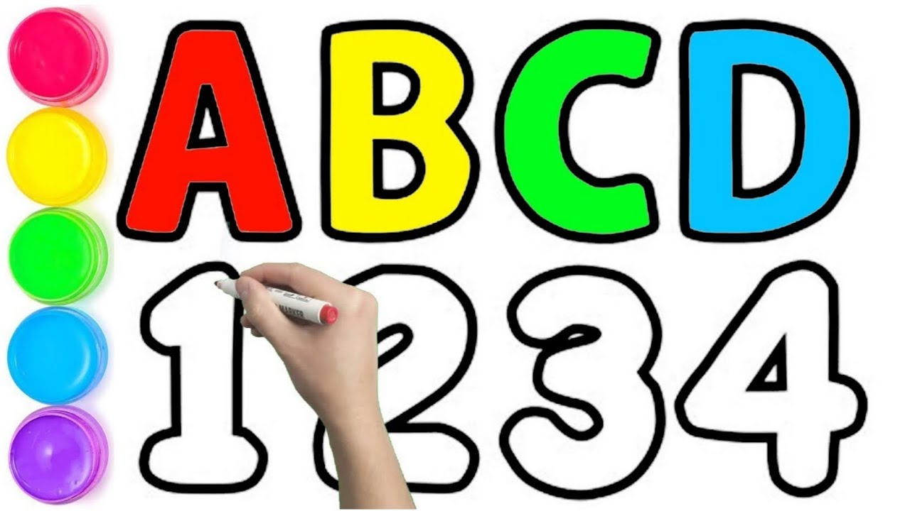 123 Number. 123 Number Names. 1 to 20 numbers. 123 learning for kids ...