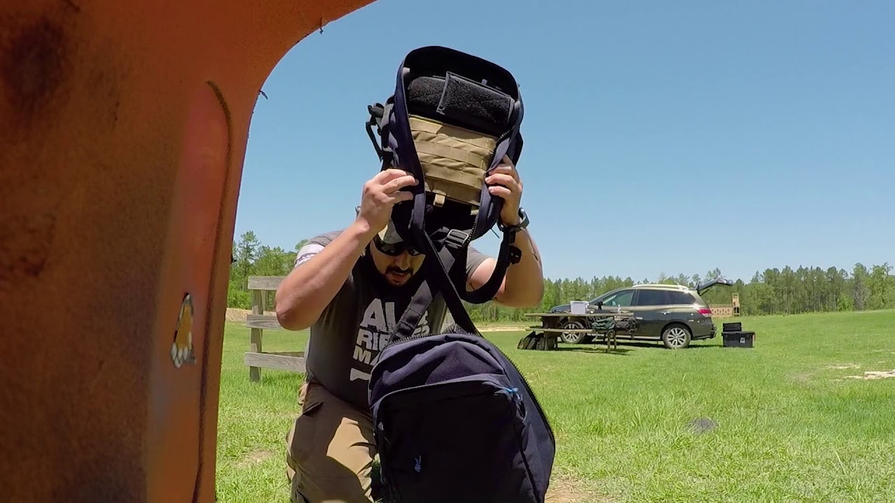 Prepper SHTF mini body armored bag - YouTube