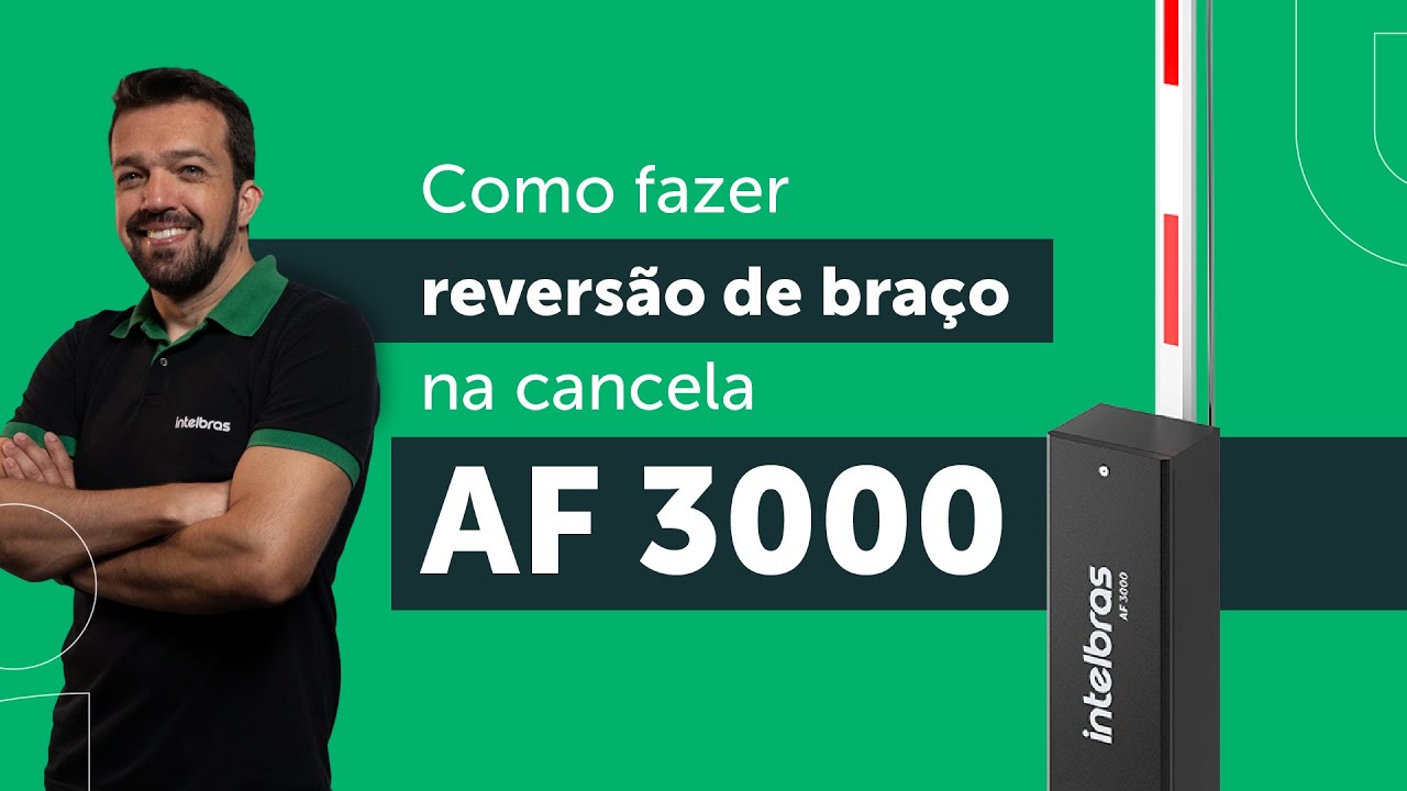 Como reverter o lado do braço da cancela AF 3000 #academiadigital - YouTube