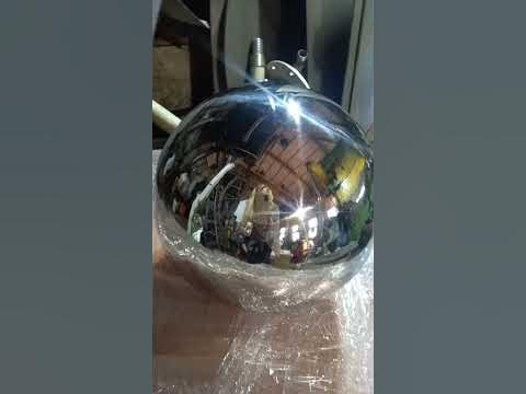 Шар полированная нержавейка #сфера #шаризнержавейки #полусфера - YouTube