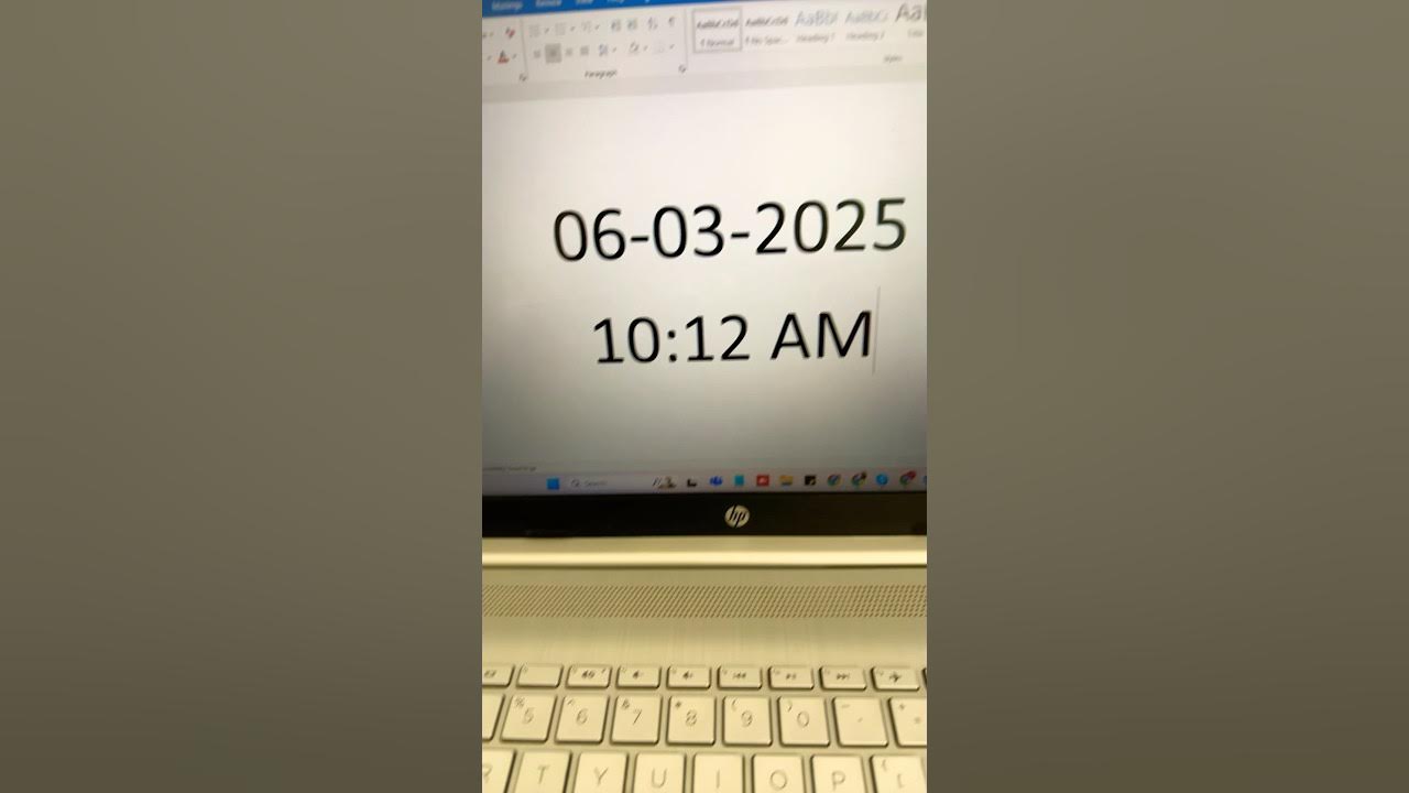 date and time shortcut | #windows #computereducation #shortcutkeys #asmr - YouTube