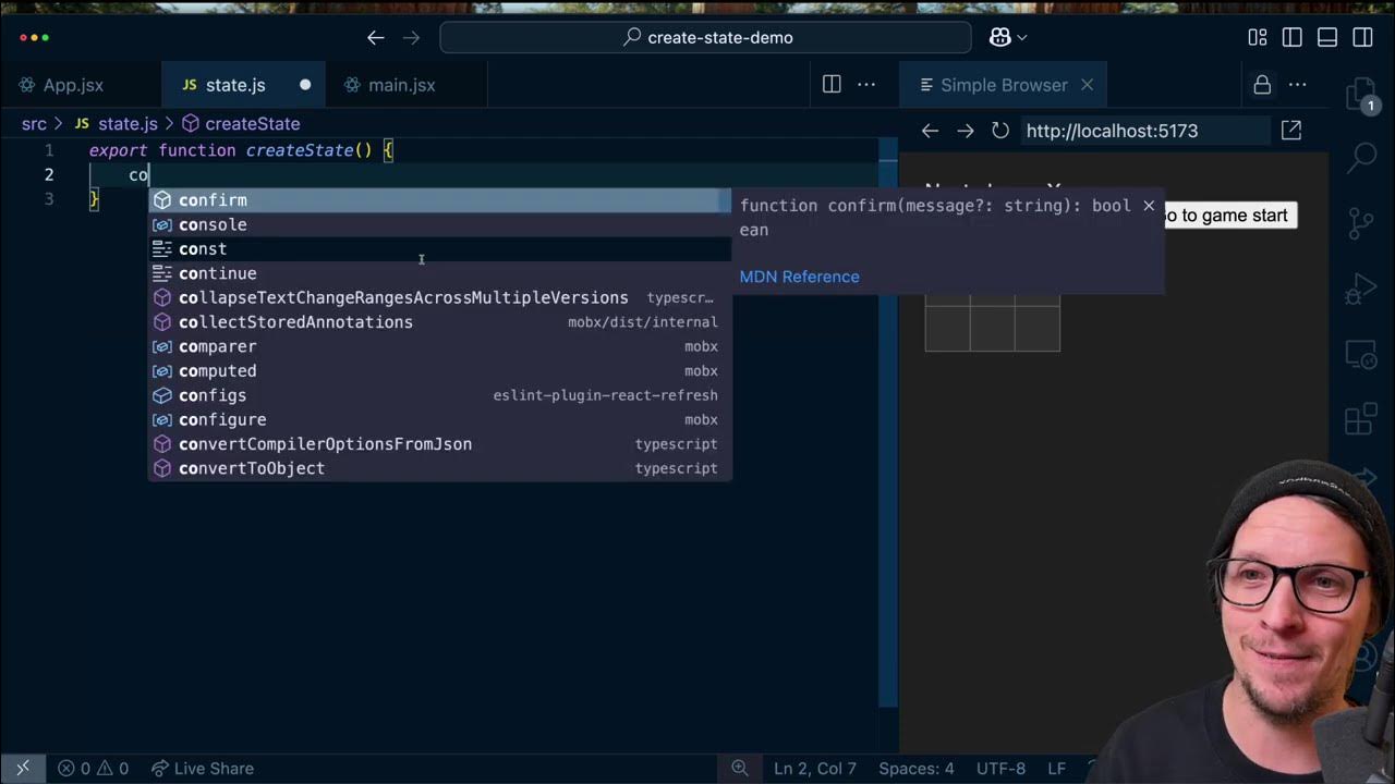 React - The Constructor Pattern for state management - YouTube
