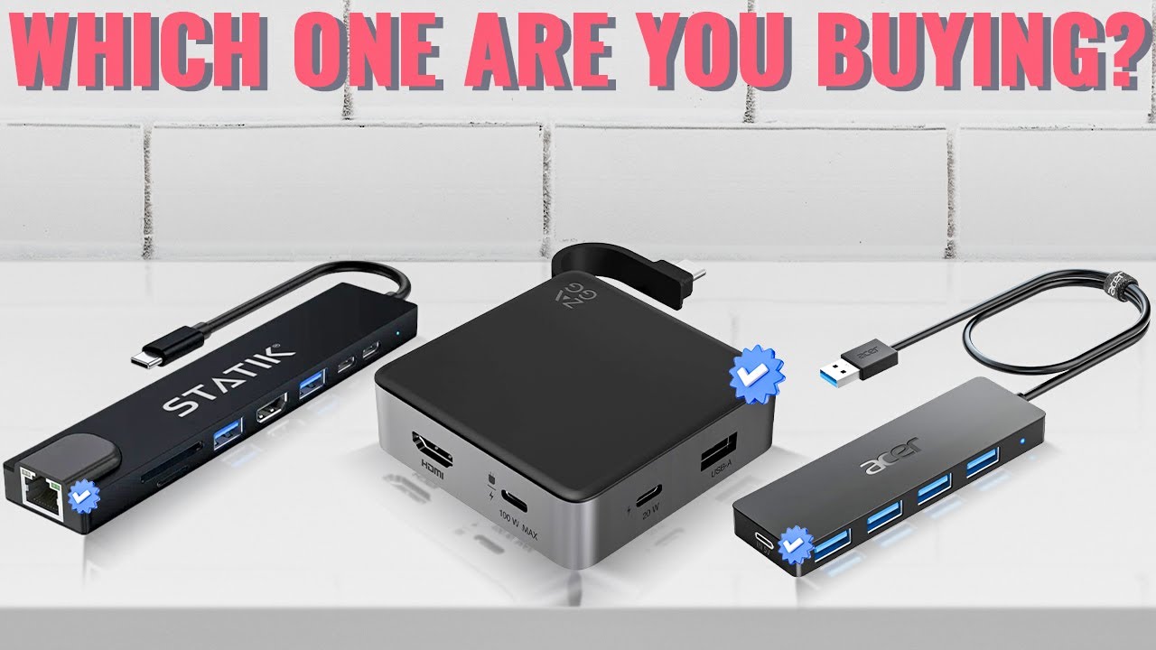 Top 5 Best USB Hubs 2025 - YouTube