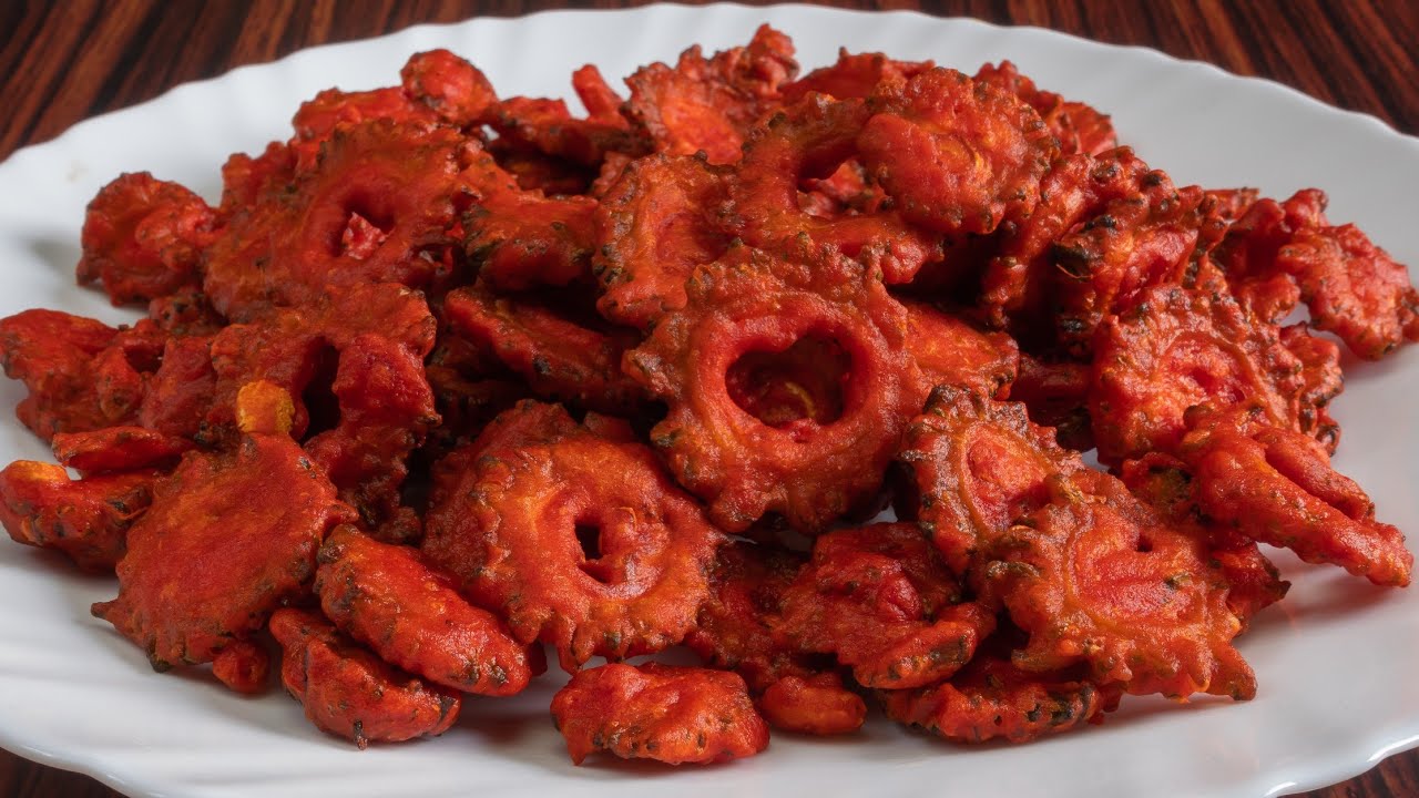 Healthy Snacks | Crispy Bitter Gourd Pakoda | Pavakkai Pakoda | Bitter ...