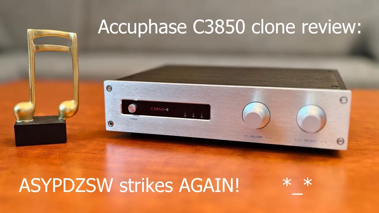Impossibly cheap Accuphase based preamplifier clone: ASYPDZSW C3850-S ...