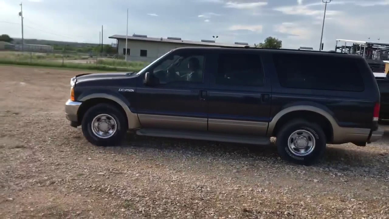2000 Ford Excursion 7.3 Diesel @ Auction - YouTube