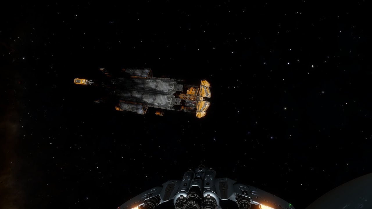 System Colonization Ship Arrival | Elite Dangerous - YouTube