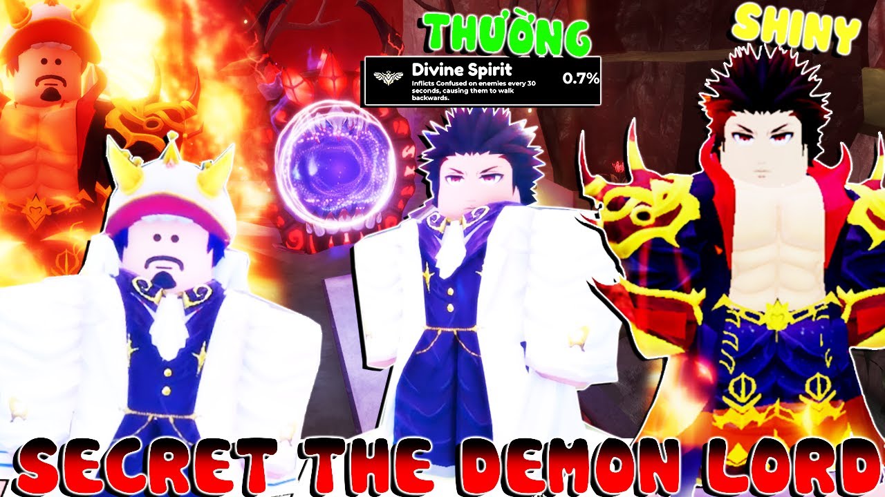Roblox - LẤY SECRET MỚI THE DEMON LORD TỪ PORTALS CỔNG KHÔNG GIAN BÍ ẨN ...