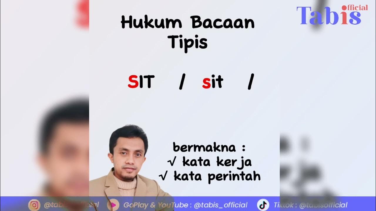 Hukum bacaan tebal tipis dalam Bahasa Inggris | Mr.Zein - YouTube