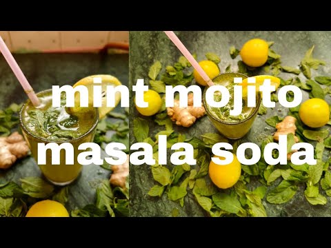 Mint Mojito || Masala Soda Recipe || Lemon Mint Mojito || Homemade ...